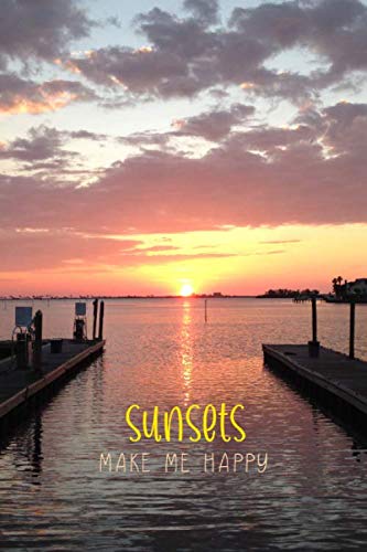 Sunsets Make Me Happy: Day's End Glow Reflected on Still Water for ...