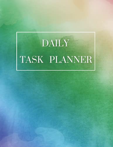 Daily Task Planner: 8.5"X11" 120 Page Template Daily Task Planner ...