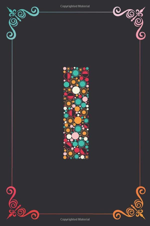 I: Personalized Initial Monogram Letter I, Lined Journal & Diary for ...