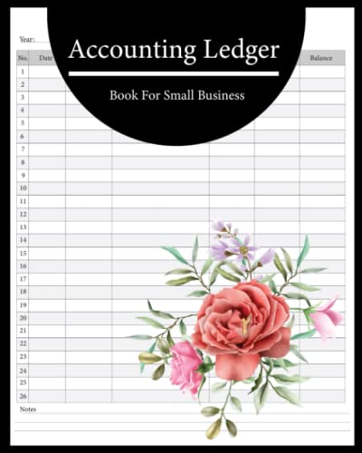 Accounting Ledger Book For Small Business: Bookkeeping Record Book Of ...