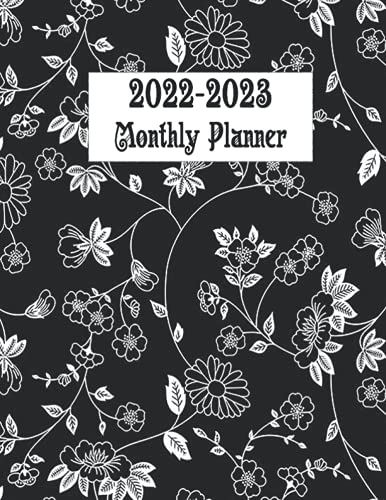MONTHLY PLANNER 2022-2023: Two Year Planner 2 Year Calendar 2022-2023 ...