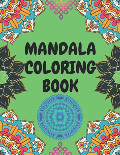 Mandala Coloring Book: Classic Mandala design book for adults stress ...