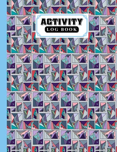 Activity Log Book: Rhombus Cover Activity Log Book, 120 Pages, 8.5X11 ...