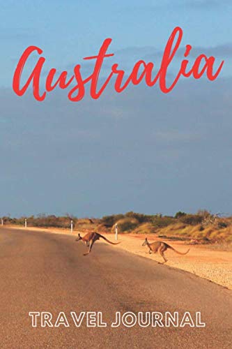 Australia Travel Journal:kangaroo journal |6" x 9"(15.24 x 22.86 cm ...