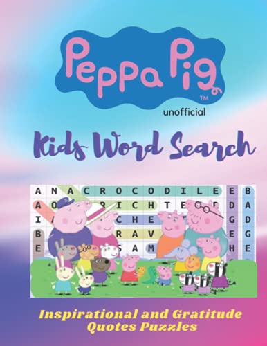 Kids Word Search Puzzle: Gratitude And Inspirational Quotes Words ...