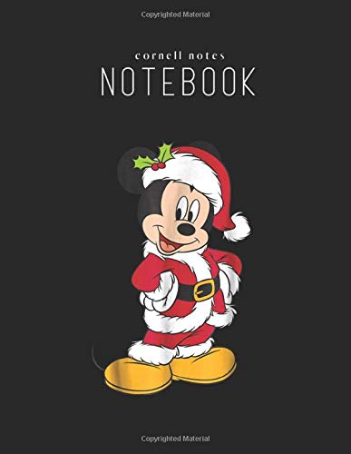 Corell Note Notebook: Disney Santa Mickey Mouse Holiday Cornell ...