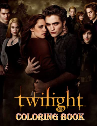 Twílight Coloring Book: Fun Coloring Book For Fans To Relax And Relieve ...