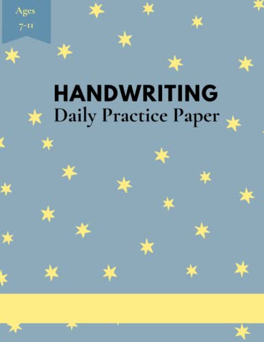 Handwriting Daily Practice Paper for Kids Ages 7-11 by writingskillz ...