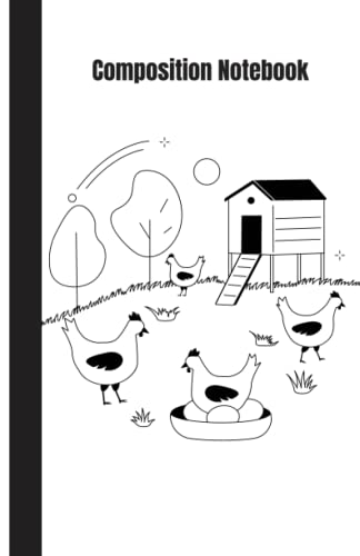 Notebook: Farm chicken Notebook - Chicken Design - Dot Grid Ruled ...