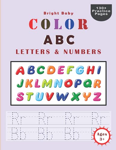 Bright Bbaby Colors, ABC , & Numbers: Preschool writing Workbook and ...