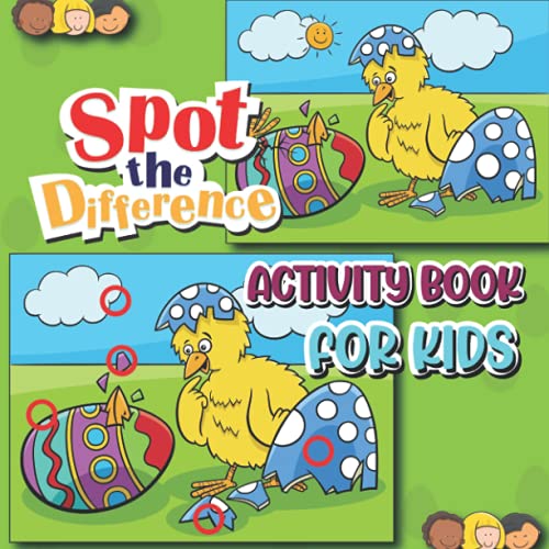 Spot The Difference Activity Book For Kids: Over 39 Fantastic Puzzles ...