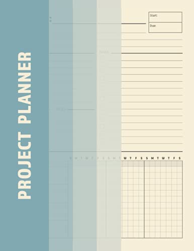 Project Planner: Management Work Organizer Notebook for Personal Small ...