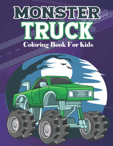 Monster truck coloring book For Kids: Coloring Book with more than 65 ...