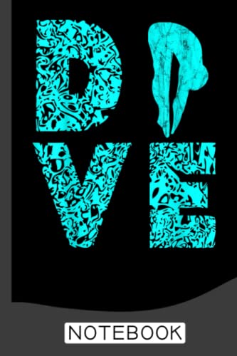 Dive Springboard Platform Diver Diving Board Aquatic Notebook: Gift for ...
