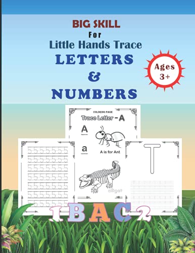Big Skills for Little Hands Trace Letters and Numbers: Preschool ...