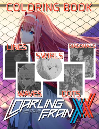 Darling Dots Lines Waves Swirls Diagonals Coloring Book: Premium On-the-go In Spiro The ...