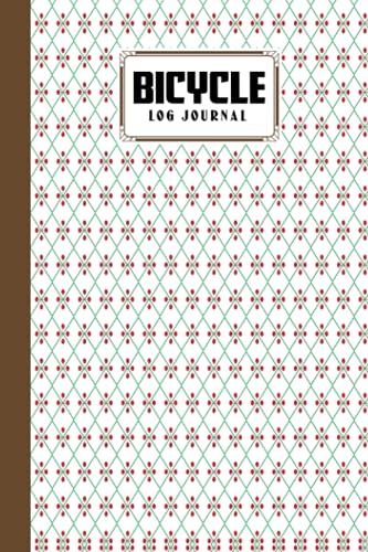 Bicycle Log Journal: Rhombus Cover Cycling Journal and Training ...
