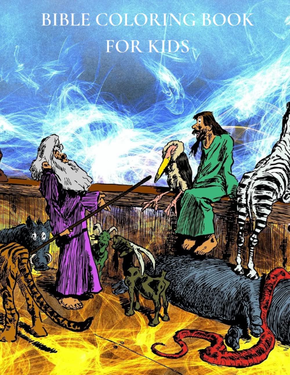 BIBLE Coloring Book FOR KIDS: Christian Coloring Book for Children with ...