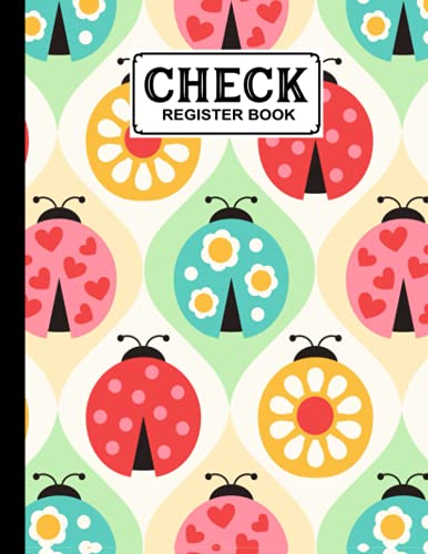 Check Register Book: Check Register Book ladybug Cover 120 Pages, Size ...
