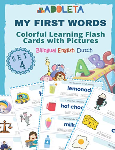 My First Words Colorful Learning Flash Cards with Pictures Bilingual ...