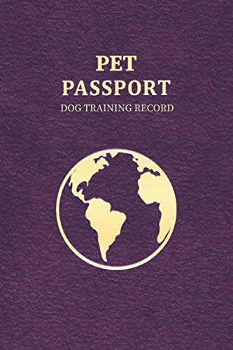 Pet Passport (Dog Training Record) Purple Color: Dog Training Record ...
