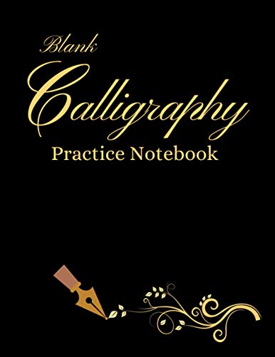 Blank Calligraphy Practice Notebook: Slanted Grid Calligraphy Paper for ...