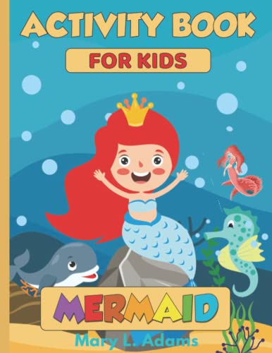 Mermaid Activity Book for Kids: Mermaid activity book for Kids ...