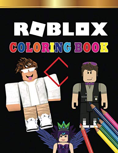 Roblox Coloring Book: awesome line art Illustrations of Roblox World ...
