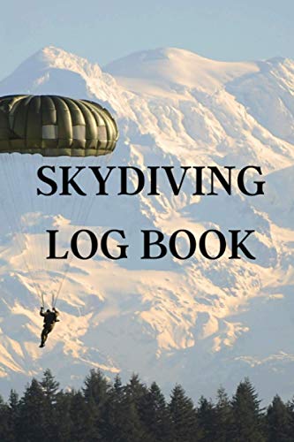 Skydiving Log Book: Track your skydiving date, jump no, location ...