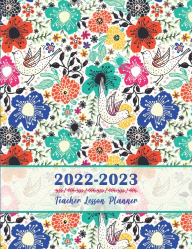 Teacher Planner 2022-2023: Weekly And Monthly Lesson Planner For ...