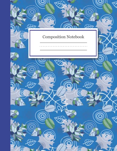 Composition Notebook: White Paper Composition Book | Blank Wide Lined ...