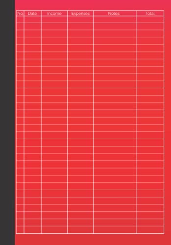 Simple Check Register Red: DIN A5 | Check Log Book | Debit Card Ledger ...