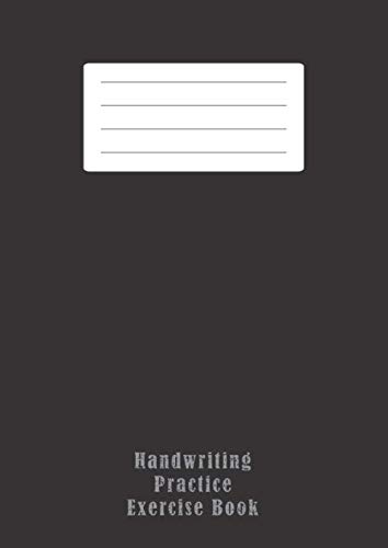 Exercise Book A4 Handwriting Practice 4 Lines: 100 Blank Writing Pages ...