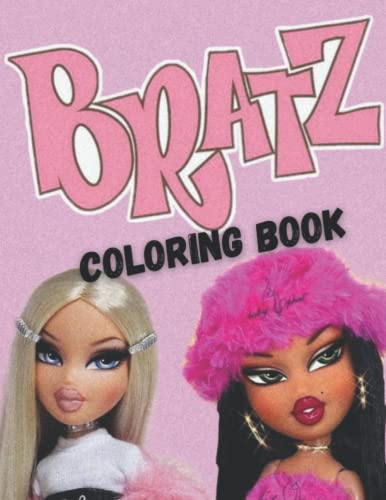 bratz coloring book: coloring book for kids and adults by habat ...