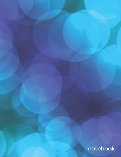 Notebook: Cute Blurry Lights Aesthetic Composition Notebook(Bokeh ...
