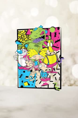 Graph Paper Notebook - Nickelodeon Retro 90S Nick Party by Debbie ...