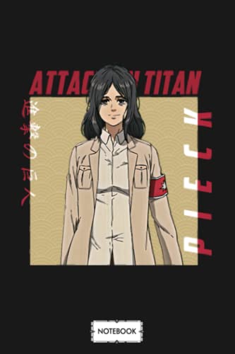 Attack On Titan Pieck Finger Waves Design Aot Notebook: Planner, Diary ...