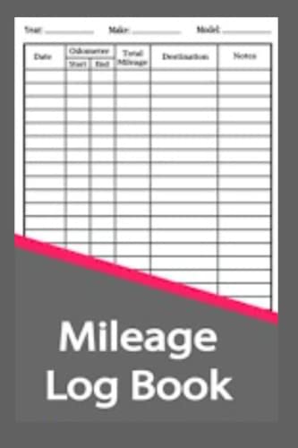 Mileage Log Book: Auto Mileage Tracker To Record 2022: Automatic ...