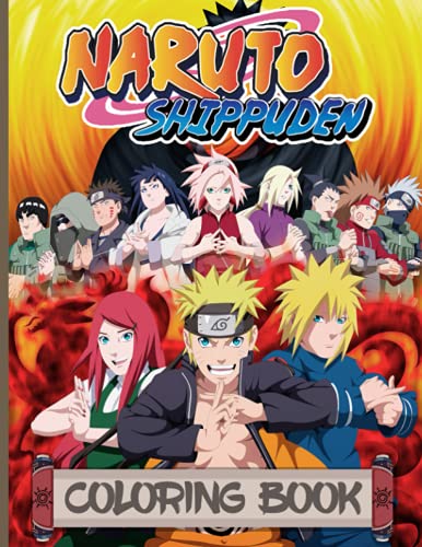 Naruto Shippuden Coloring Book: Naruto Shippuden Color Wonder Adults ...