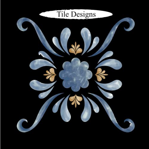 Tile Designs: 50 Original Tile Coloring Pages for Artists of all Ages ...