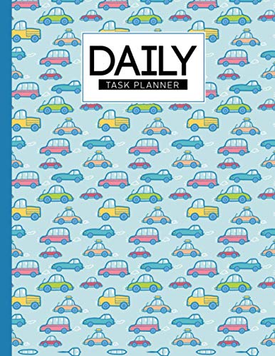 Daily Task Planner: Cartoon Cars Daily Task Planner, Best Daily task ...
