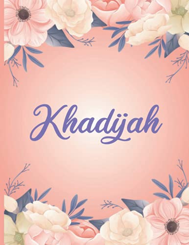 Khadijah Sketchbook: Personalized Sketchbook for Girls and Women With ...