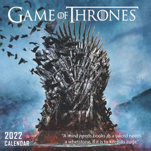 2022 Calendar: Game of Thrones - Mini Calendar 7x7 6 months bonus with ...