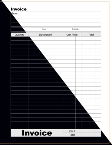 invoice book self employed: Large Size invoice book (A4 / 8.5 x 11 ...