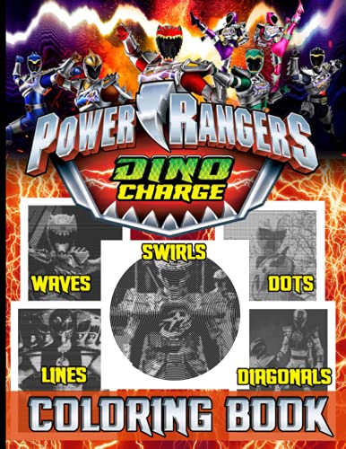 Power Rangers Dino Charge Lines Swirls Dots Waves Diagonals Coloring ...