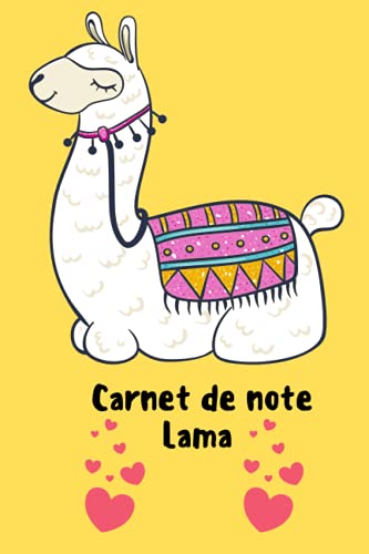 Carnet de note Lama: carnet de note pour les amoureux de lama| Journal ...