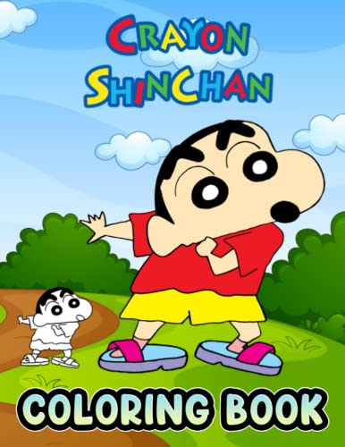 Crayon Shin-chan Coloring Book: Perfect Coloring Book For Adults and ...