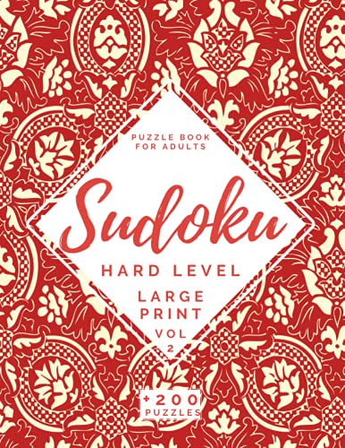 Large Print Sudoku +200 Puzzles: sudoku puzzle books large print For ...