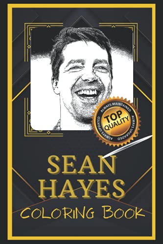Sean Hayes Coloring Book: Humoristic and Snarky Coloring Book Inspired ...