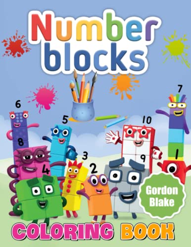 Numberblocks̴ Coloring Book: Ideal Gift for Kids Ages 3-6 Preschool ...